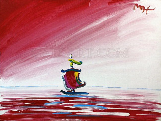 SAILBOAT SERIES XIII (ORIGINAL) BY PETER MAX – Premier Pop Art