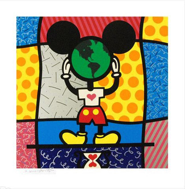 MICKEY'S WORLD BY ROMERO BRITTO – Premier Pop Art