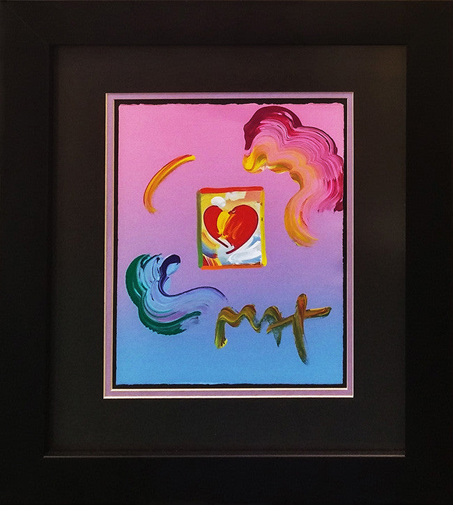 HEART (OVERPAINT) BY PETER MAX – Premier Pop Art